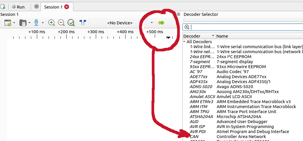 Logic Analyzer — canbus 1.0 documentation